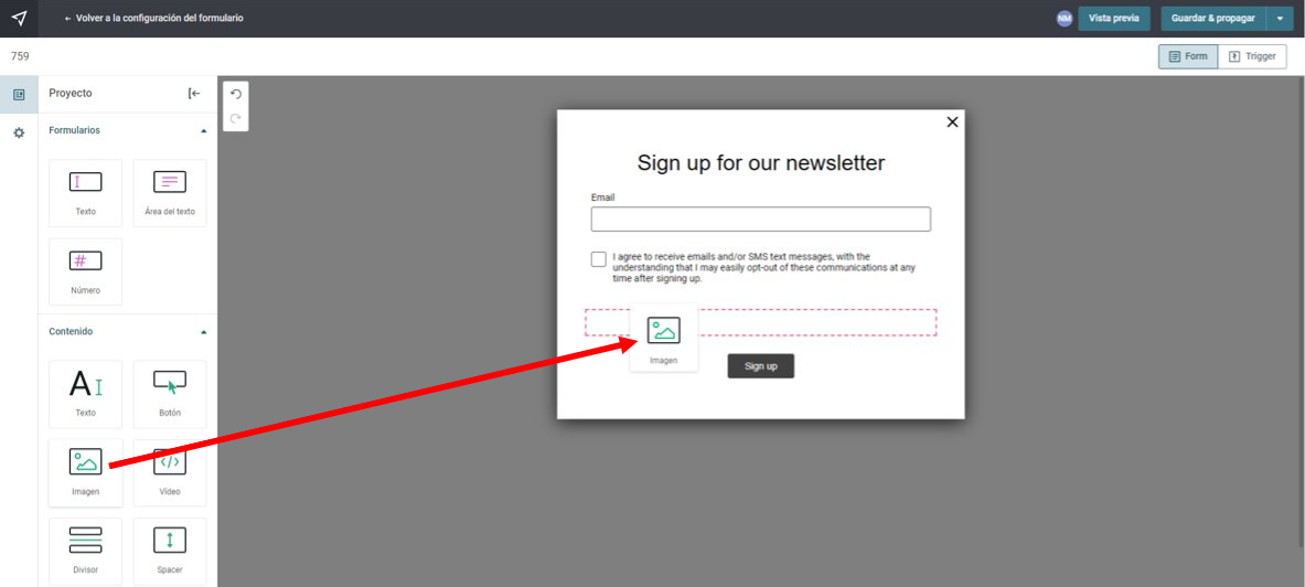 Editor de formularios de inscripción – Centro de ayuda de Mailjet