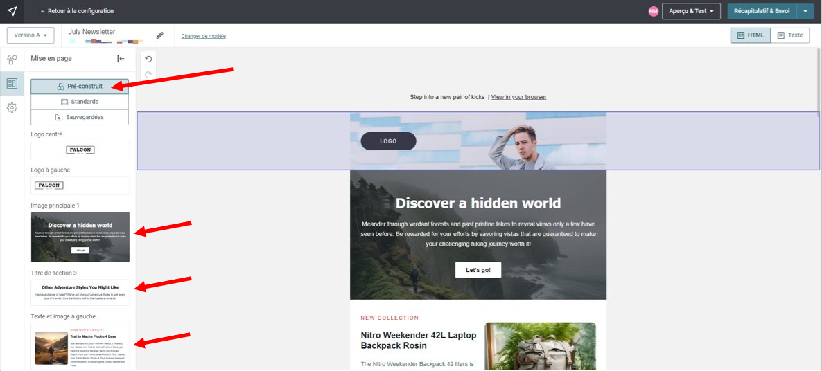 L'éditeur d'emails de Mailjet – Centre d'aide Mailjet